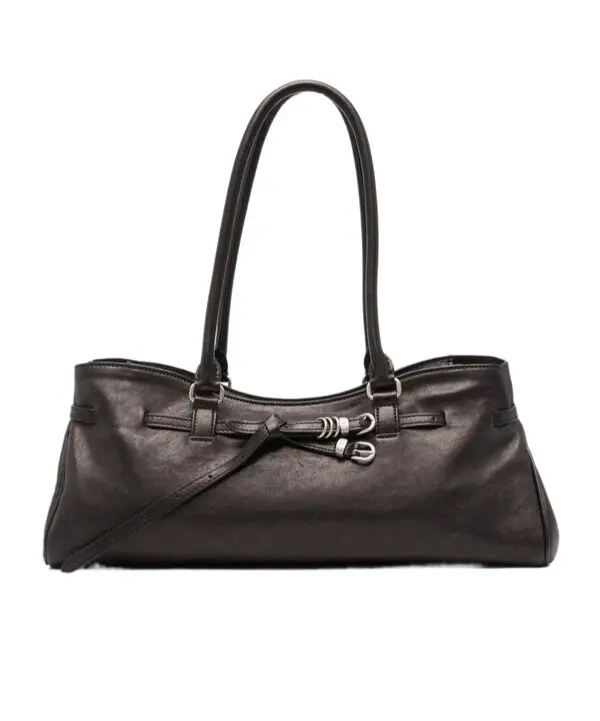 MARGESHERWOOD Soft Grandma Shoulder Bag - Black