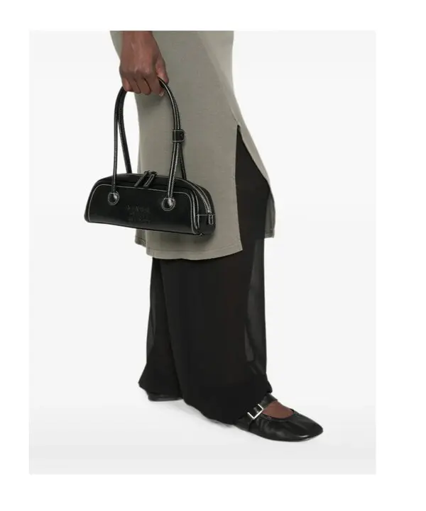 MARGESHERWOOD Mini Contrast-stitch Leather Shoulder Bag