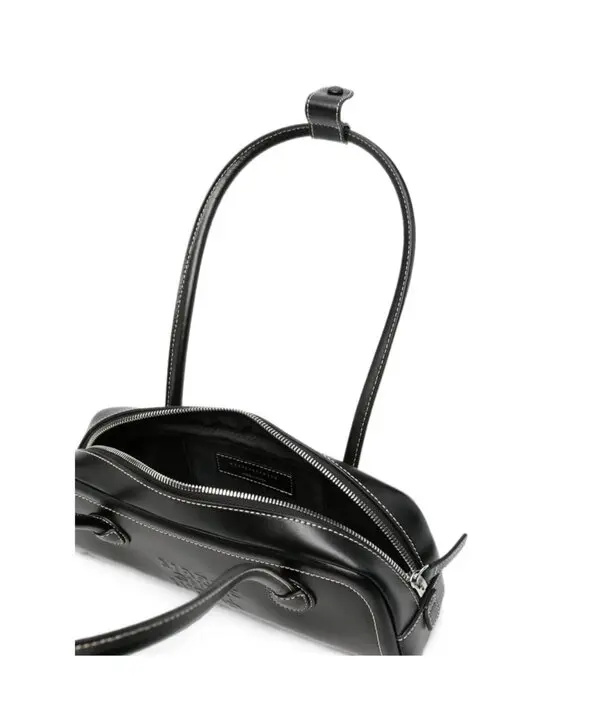 MARGESHERWOOD Mini Contrast-stitch Leather Shoulder Bag