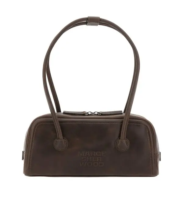 MARGESHERWOOD Soft Boston Shoulder Bag - Brown