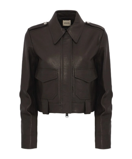 Khaite Classic Lapel Coat - Black