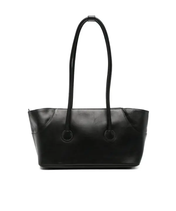 MARGESHERWOOD Zippered Shoulder Bag - Black