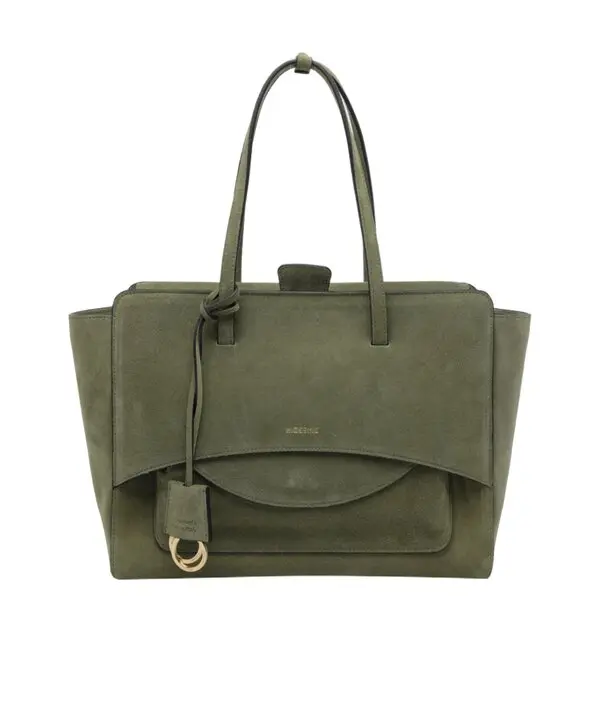 HIDESINS Flap Front Large Tote Bag - Green