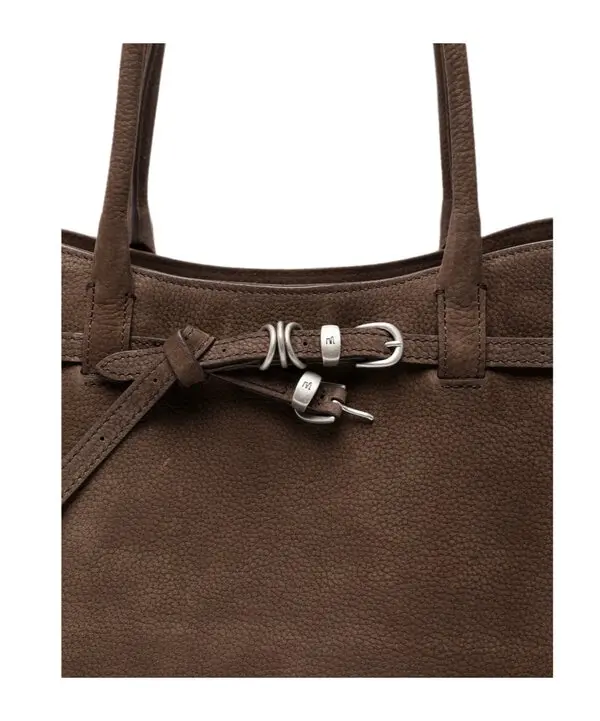 MARGESHERWOOD Buckle-detail Suede Tote Bag