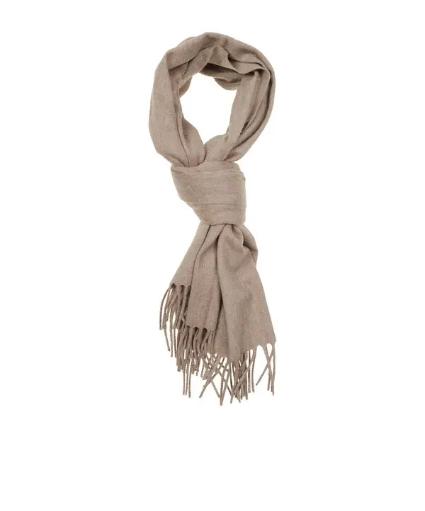 LARDINI Fringed Cashmere Scarf