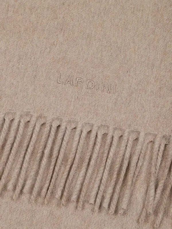 LARDINI Fringed Cashmere Scarf