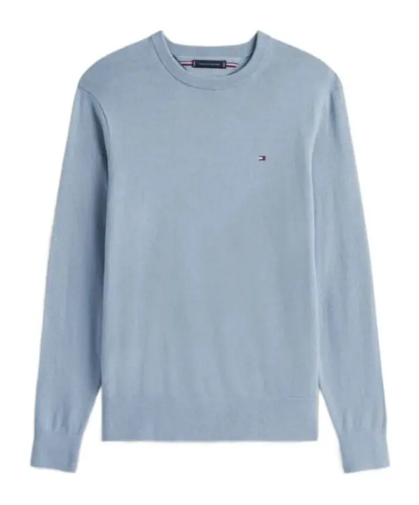 Tommy Hilfiger Cotton Cashmere Crew Neck Jumper