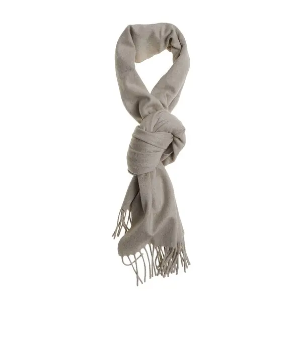 LARDINI Fringed Cashmere Scarf