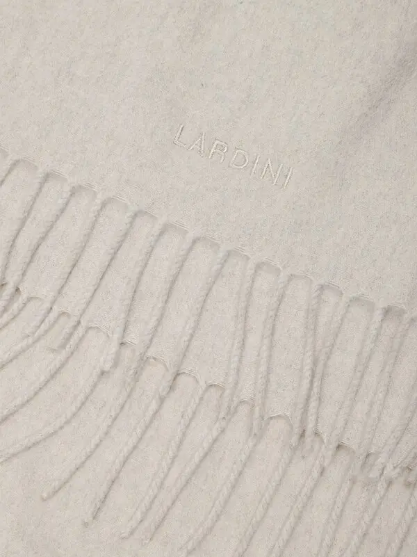 LARDINI Fringed Cashmere Scarf