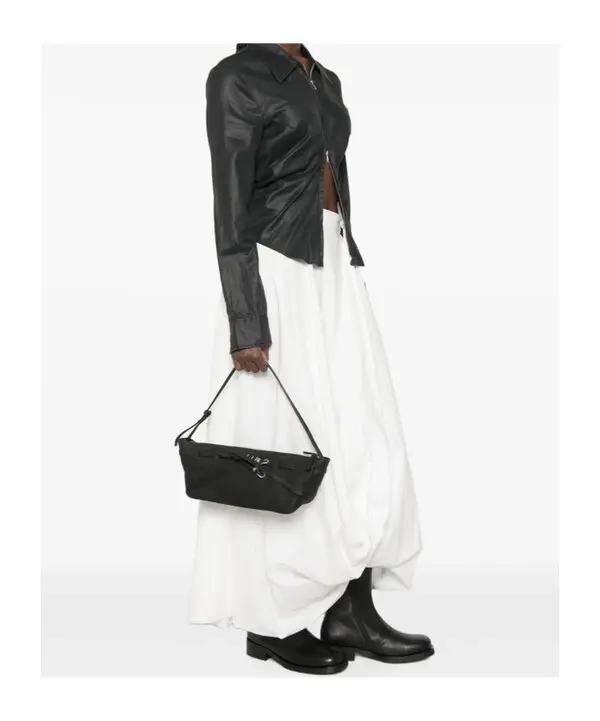 MARGESHERWOOD Lace-up Detail Shoulder Bag