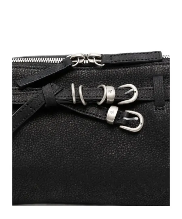 MARGESHERWOOD Lace-up Detail Shoulder Bag
