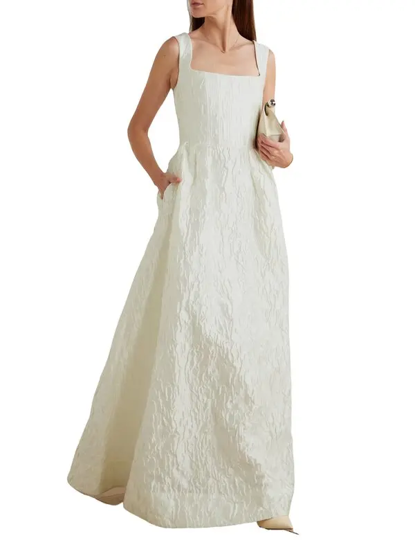 Rebecca Vallance Squareneck Sleeveless Maxi Dress