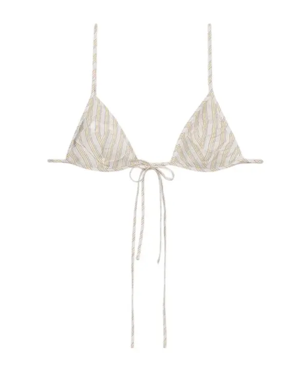 Prada Striped Bra - Yellow