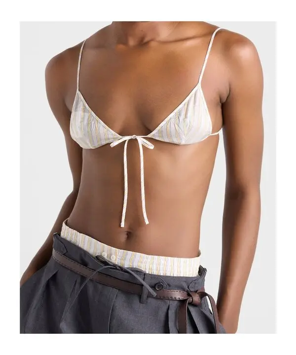 Prada Striped Bra