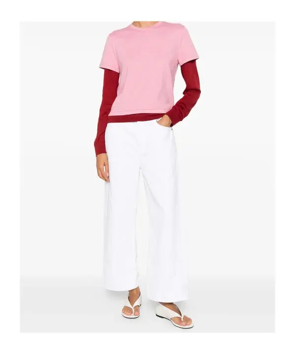 Guest In Residence Crew-neck Knit Top