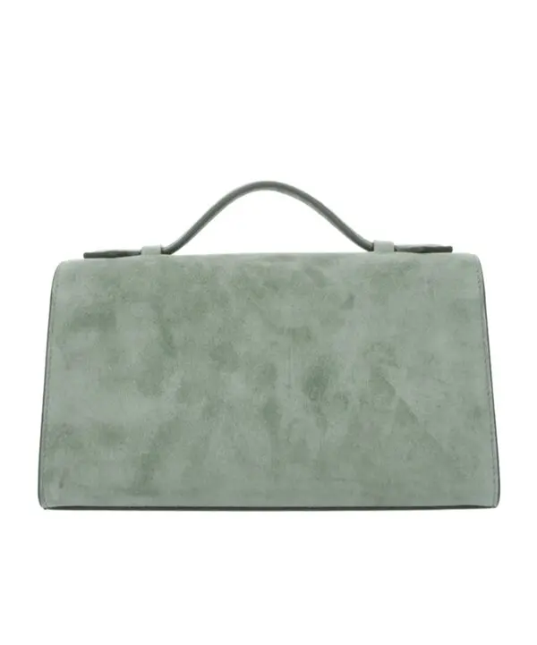 Savette Top Handle Clutch Bag - Gray
