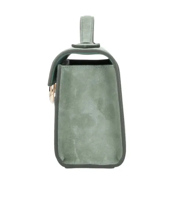 Savette Top Handle Clutch Bag - Gray