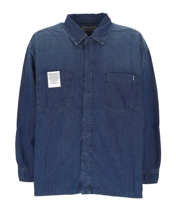 ICON DENIM LOS ANGELES Seth Patch-pocket Denim Shirt