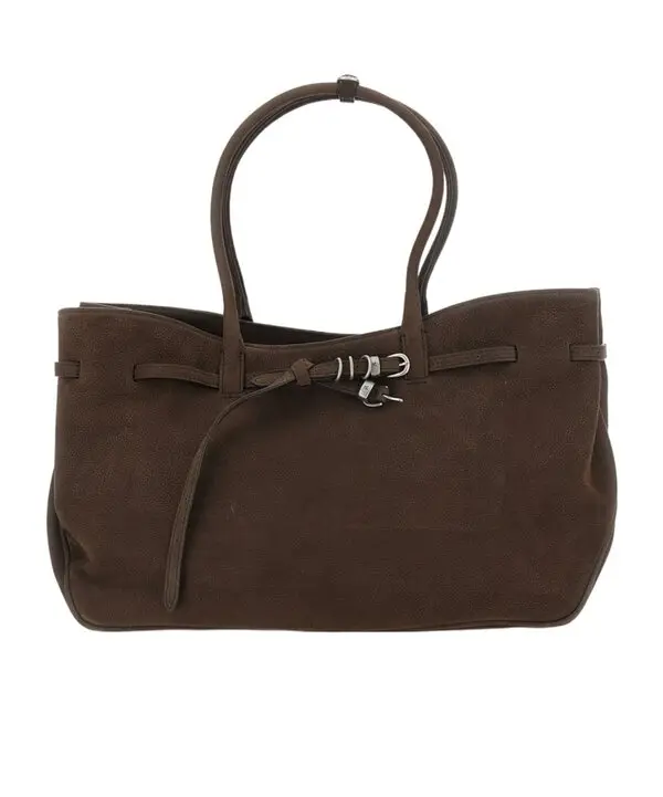 MARGESHERWOOD Grandma Used Large Shoulder Bag - Brown