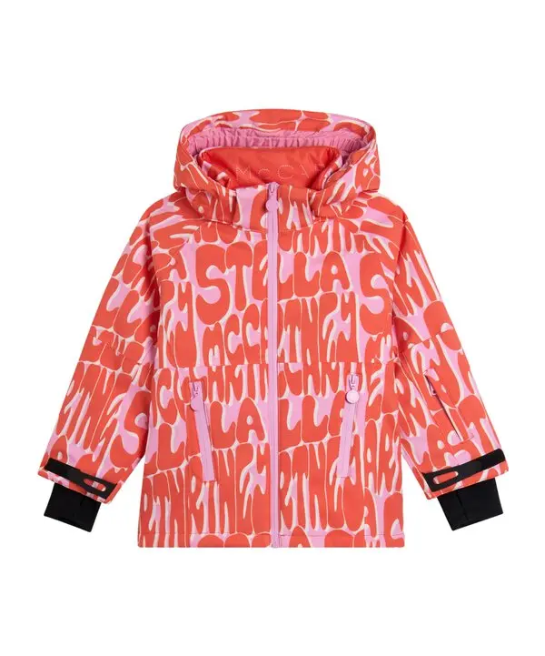 Stella McCartney Logo-print Hooded Snow Jacket - Red