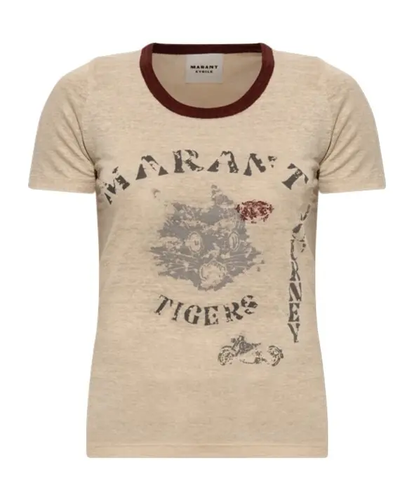 Isabel Marant Étoile Short-sleeved T-shirt - Beige