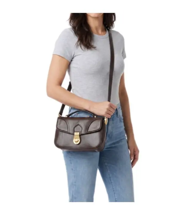 THE BRIDGE Mia Crossbody Bag - Mocha