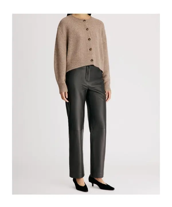 Loulou De Saison Ribbed-knit Cropped Cardigan