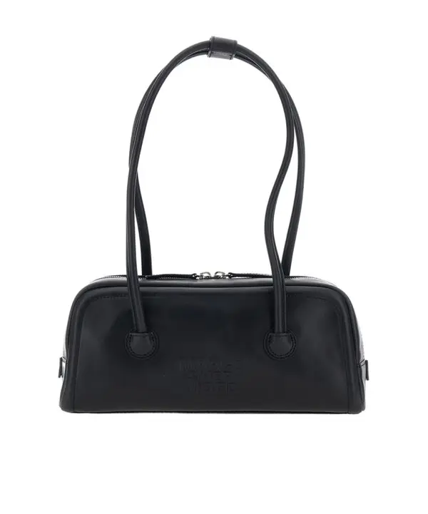 MARGESHERWOOD Soft Boston Shoulder Bag - Black