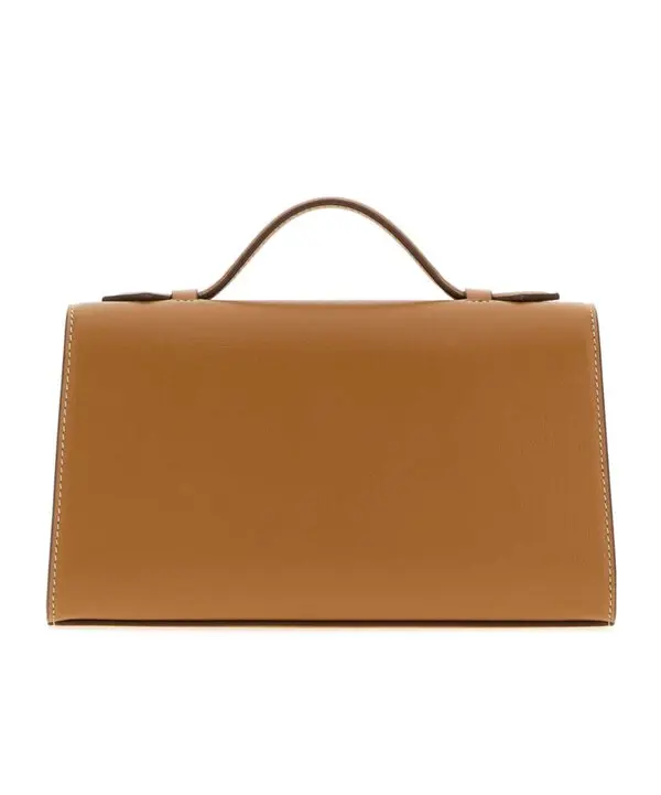 Savette Top Handle Clutch Bag - Camel
