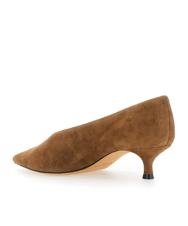 Le Monde Beryl Pointed-toe Kitten Heel Pumps