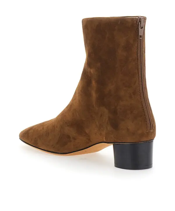 Le Monde Beryl Carole Block Heel Ankle Boots