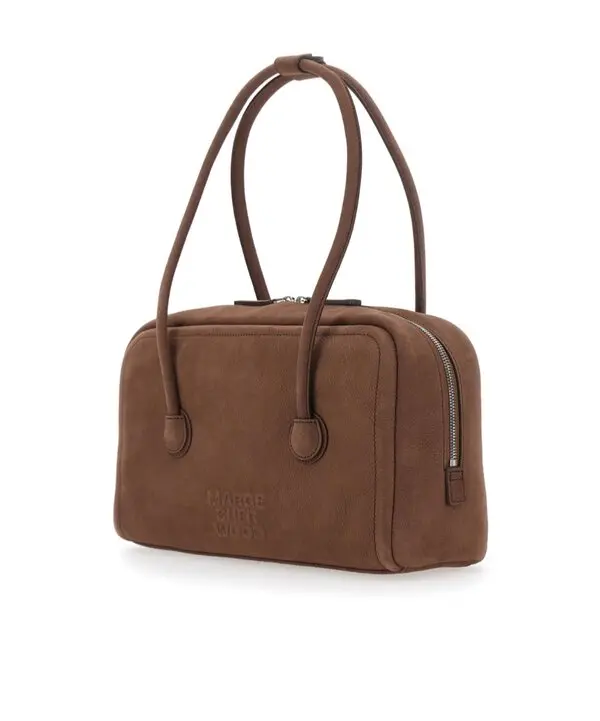 MARGESHERWOOD Zip-front Leather Shoulder Bag