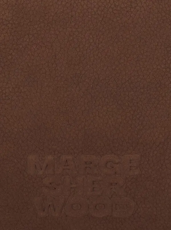 MARGESHERWOOD Zip-front Leather Shoulder Bag