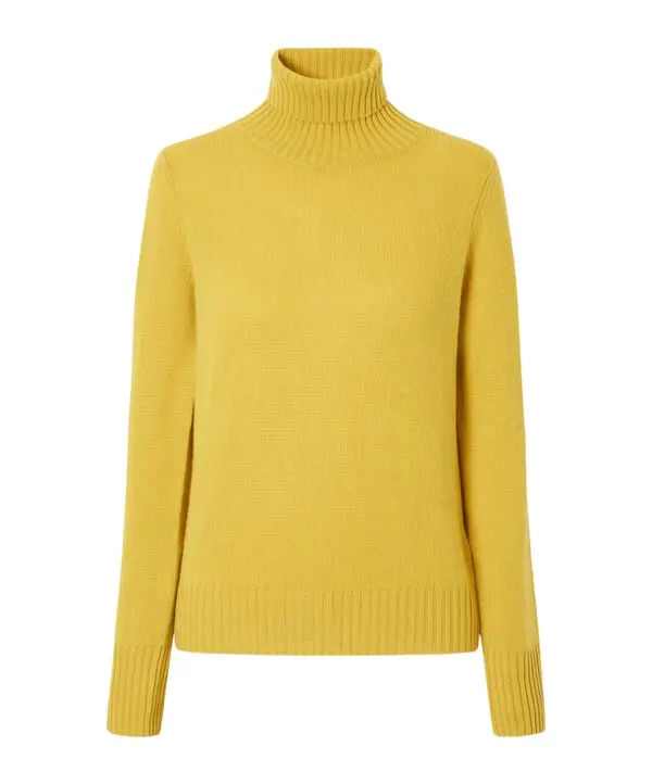 ALLUDE Cashmere Turtleneck Knit Sweater