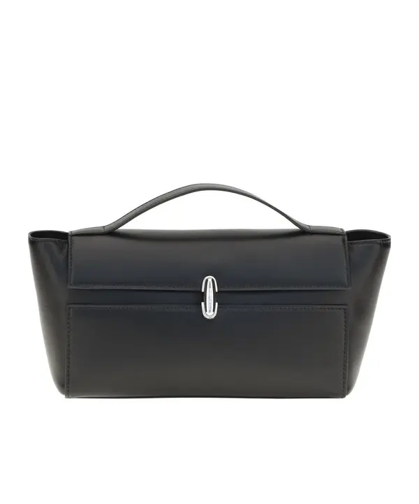Savette Symmetry Trapeze Top Handle Clutch Bag - Black