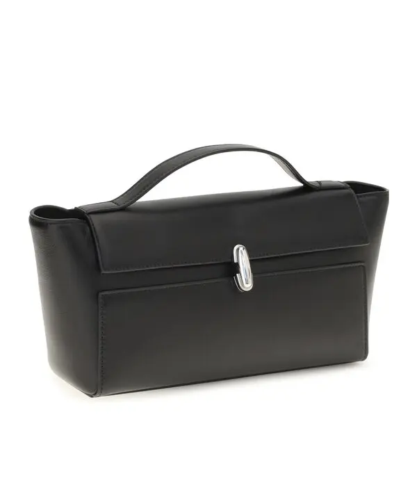 Savette Symmetry Trapeze Top Handle Clutch Bag - Black