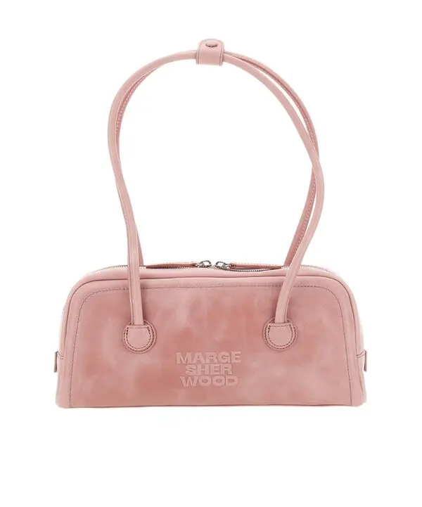 MARGESHERWOOD Soft Boston Zip Shoulder Bag - Pink