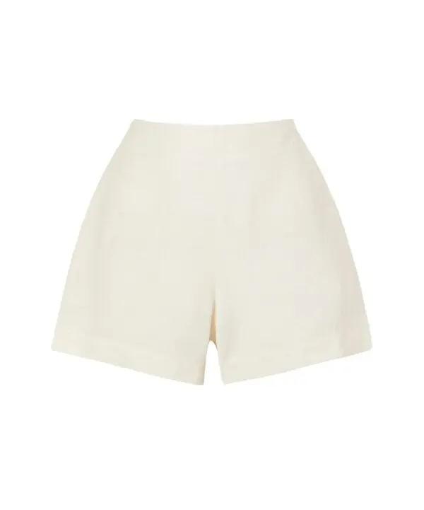 Lisa Marie Fernandez Canvas Shorts - White
