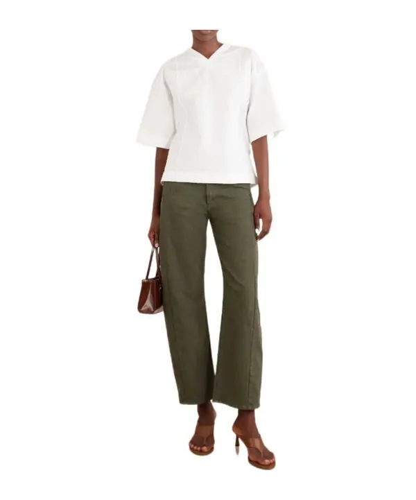 MOTHER High-rise Wide-leg Jeans - Brown