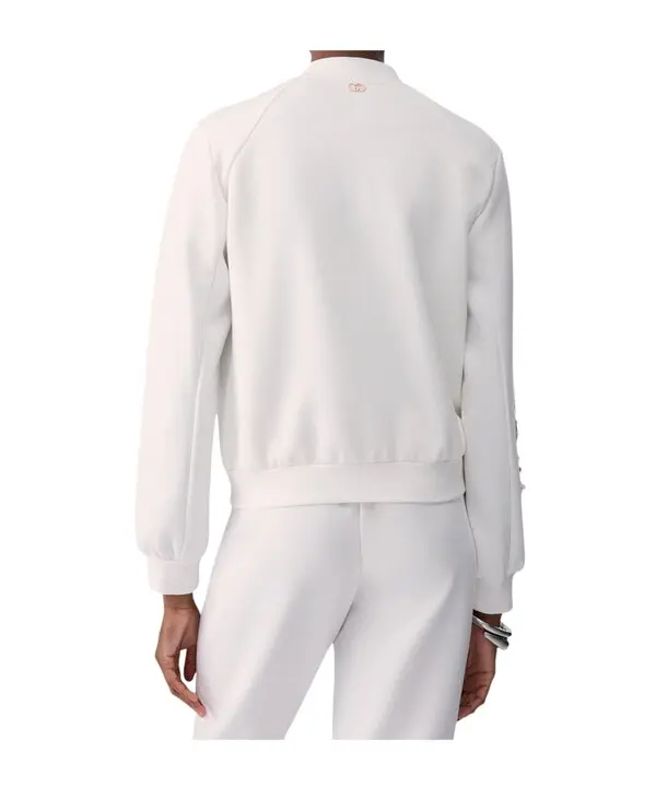 Liu Jo Zip-up Embellished Sweatshirt