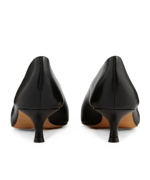 Le Monde Beryl Babouches Leather Heeled Pumps