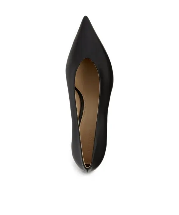 Le Monde Beryl Babouches Leather Heeled Pumps