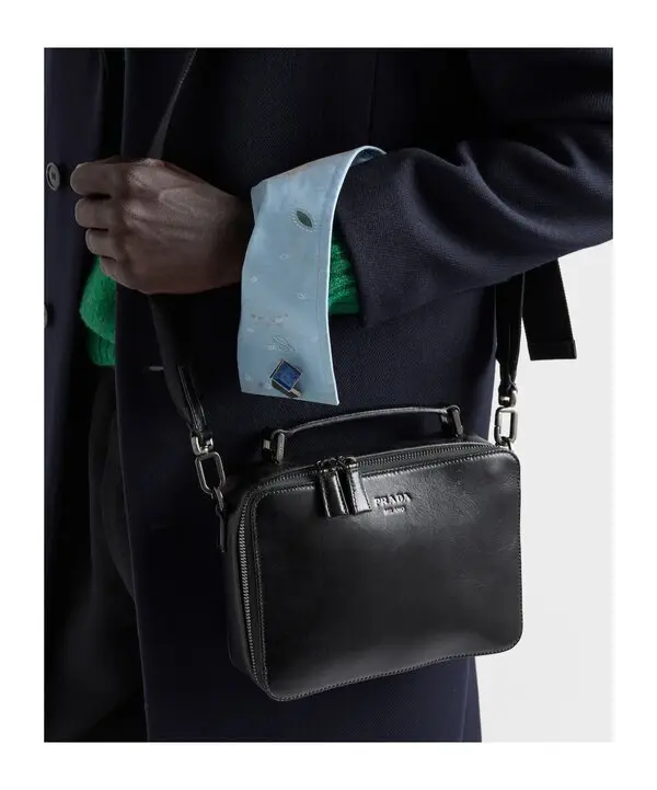 Prada Brique Leather Bag
