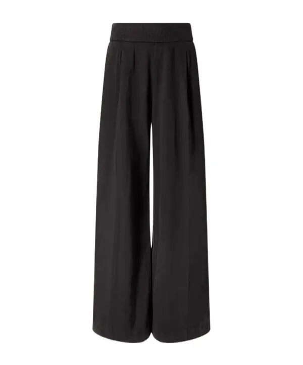 JAMES PERSE Ribbed Waist Wide Leg Pants