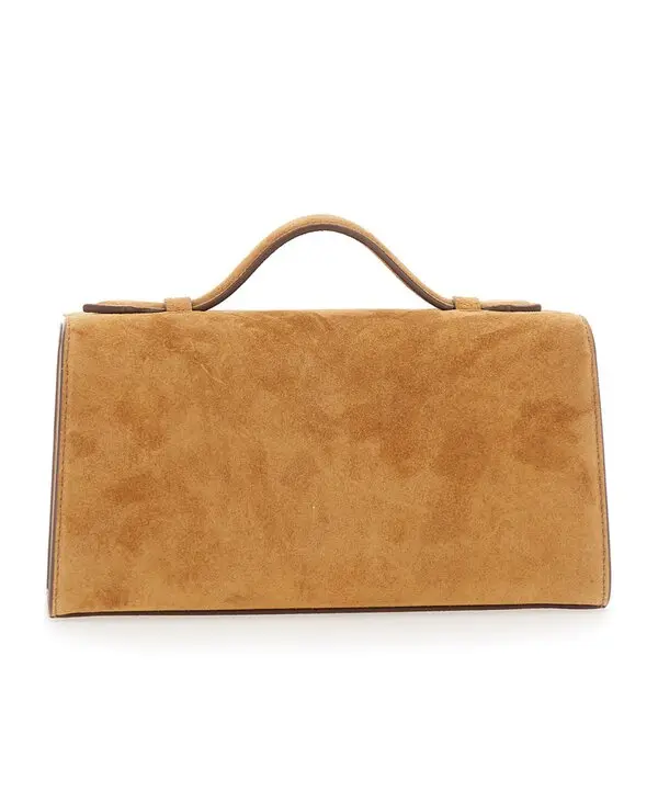 Savette Top Handle Clutch Bag - Brown