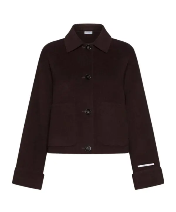 Marella Single-breasted Cropped Coat