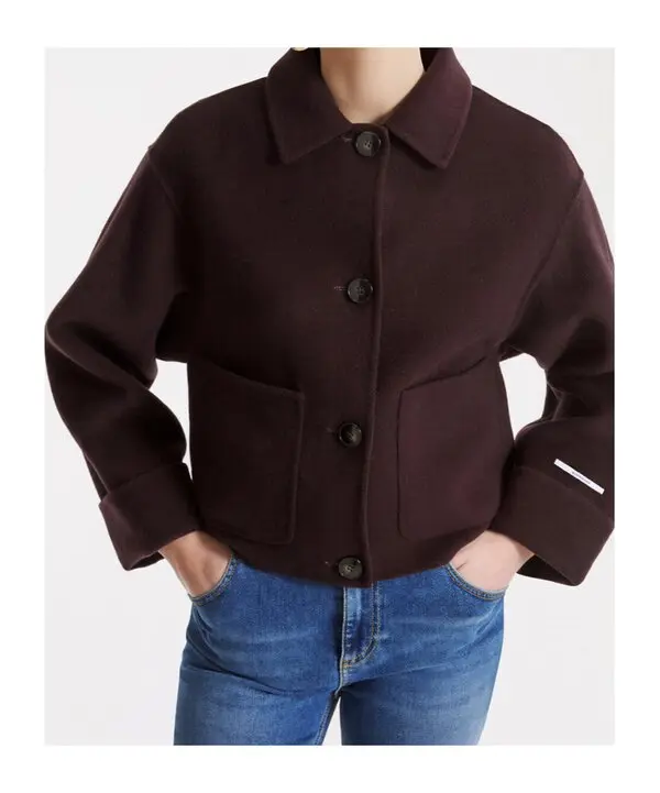 Marella Single-breasted Cropped Coat