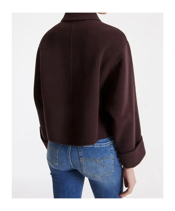 Marella Single-breasted Cropped Coat