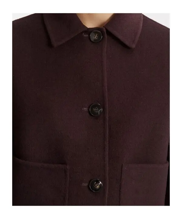 Marella Single-breasted Cropped Coat