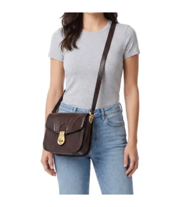 THE BRIDGE Mia Crossbody Bag - Moka